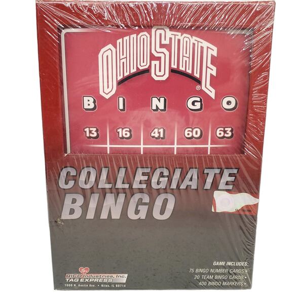 Ohio State Authentic Apparel | Games | Ohio State Bingo Collegiate ...